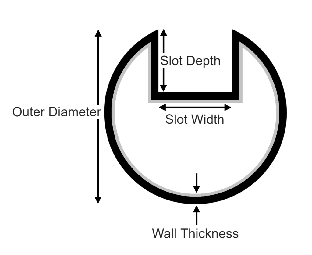 Round Slotted Tubes - Metal Source UK